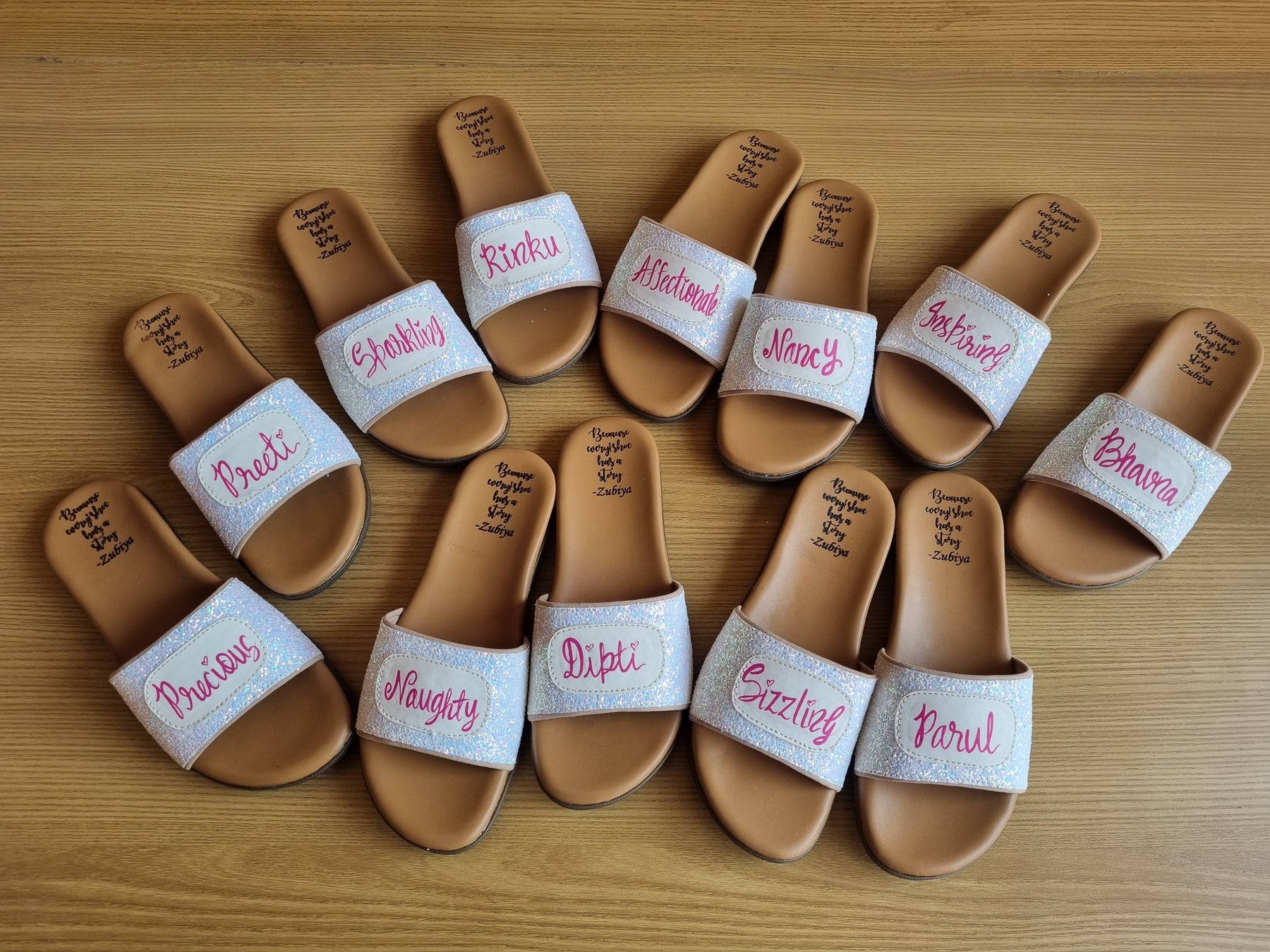 Name sliders Customisation in bulk – zubiyastore