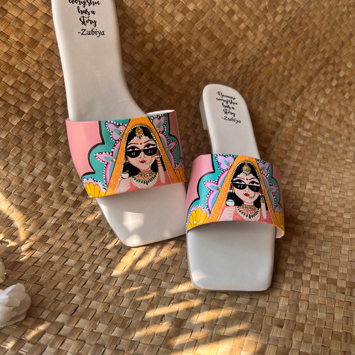 Pastel pink swagger slides – zubiyastore