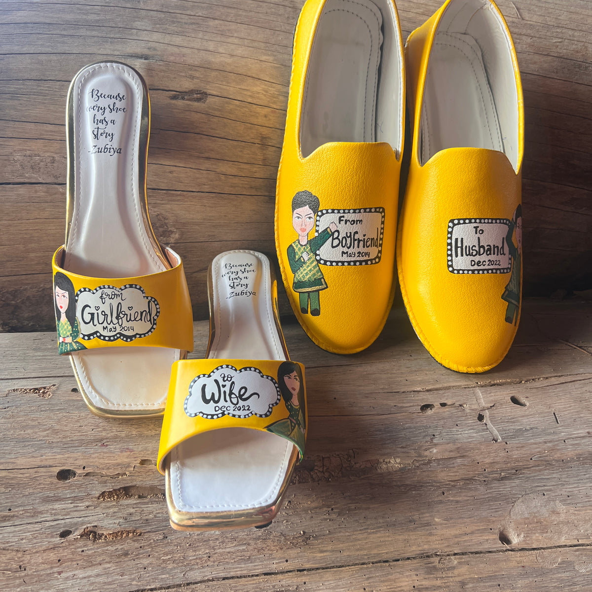 yellow dancing couple combo – zubiyastore